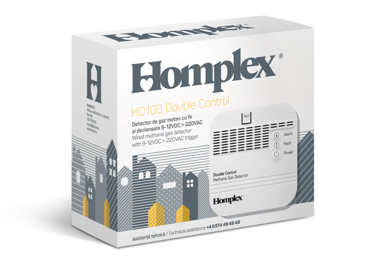 Detector de gaz Homplex HD100 Double Control | Arctic Mag
